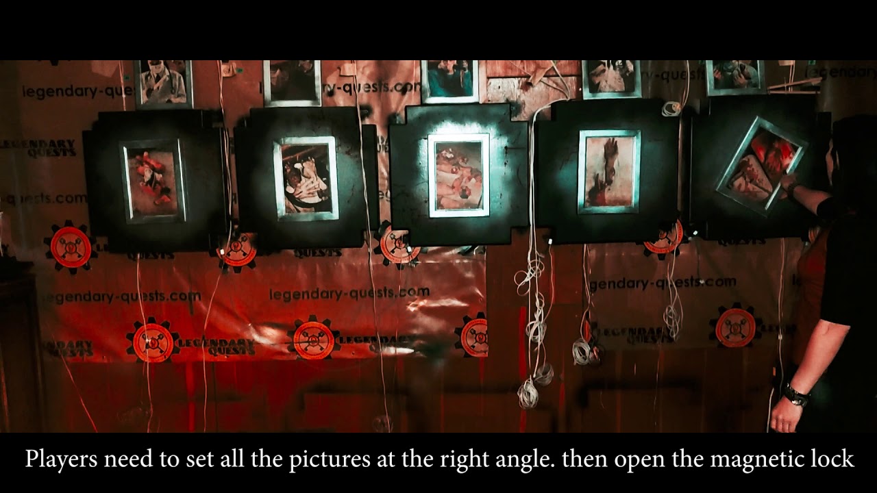 ⚙#LQ - Riddle - Crooked horror paintings for Escape Room - See how it ...
