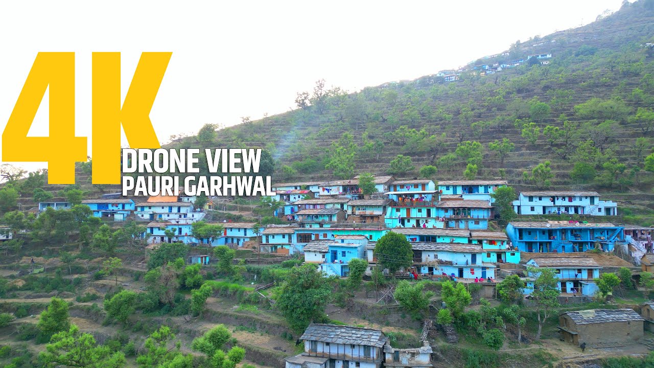 Pauri Garhwal from the Sky | Untouched Beauty of #uttarakhand # ...