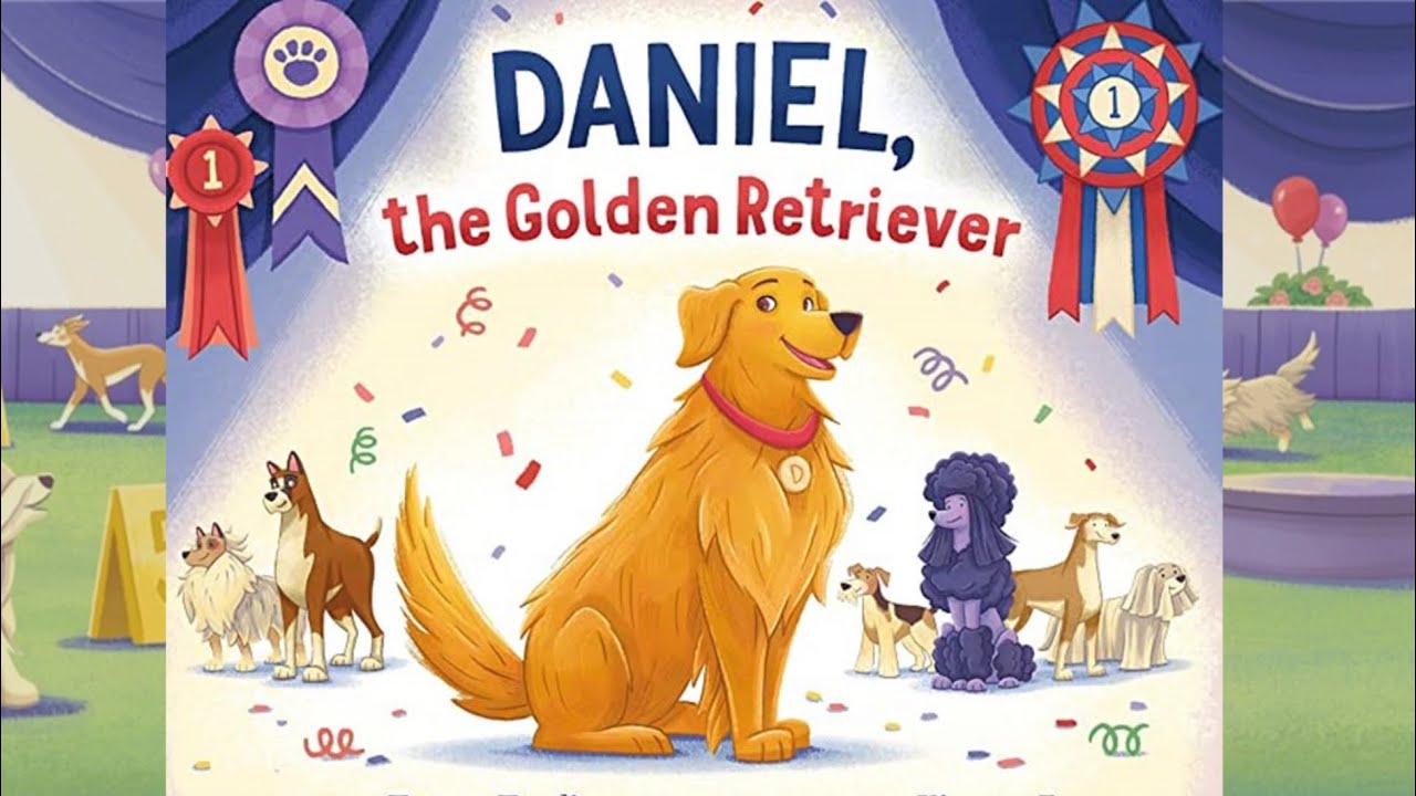 Daniel the Golden Retriever - Read Aloud For Kids - YouTube