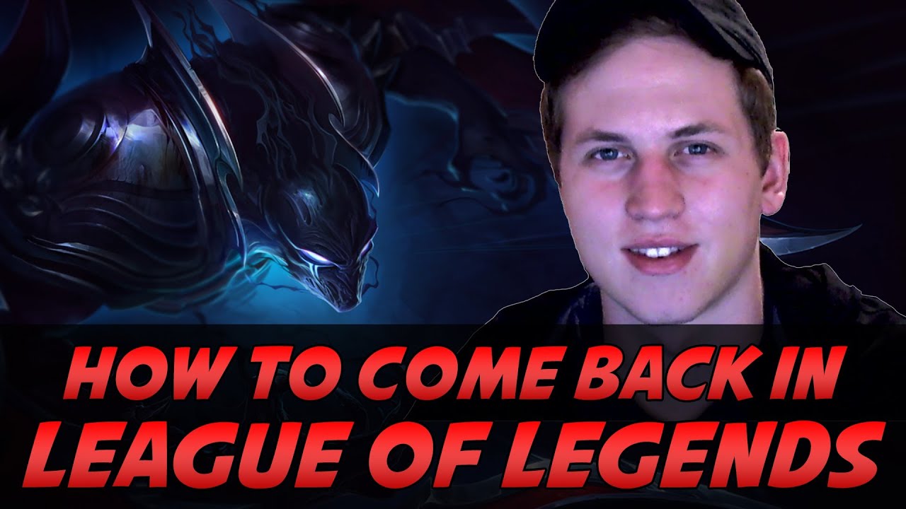 How To Come Back In Any League of Legends Game by Cartoonz - YouTube