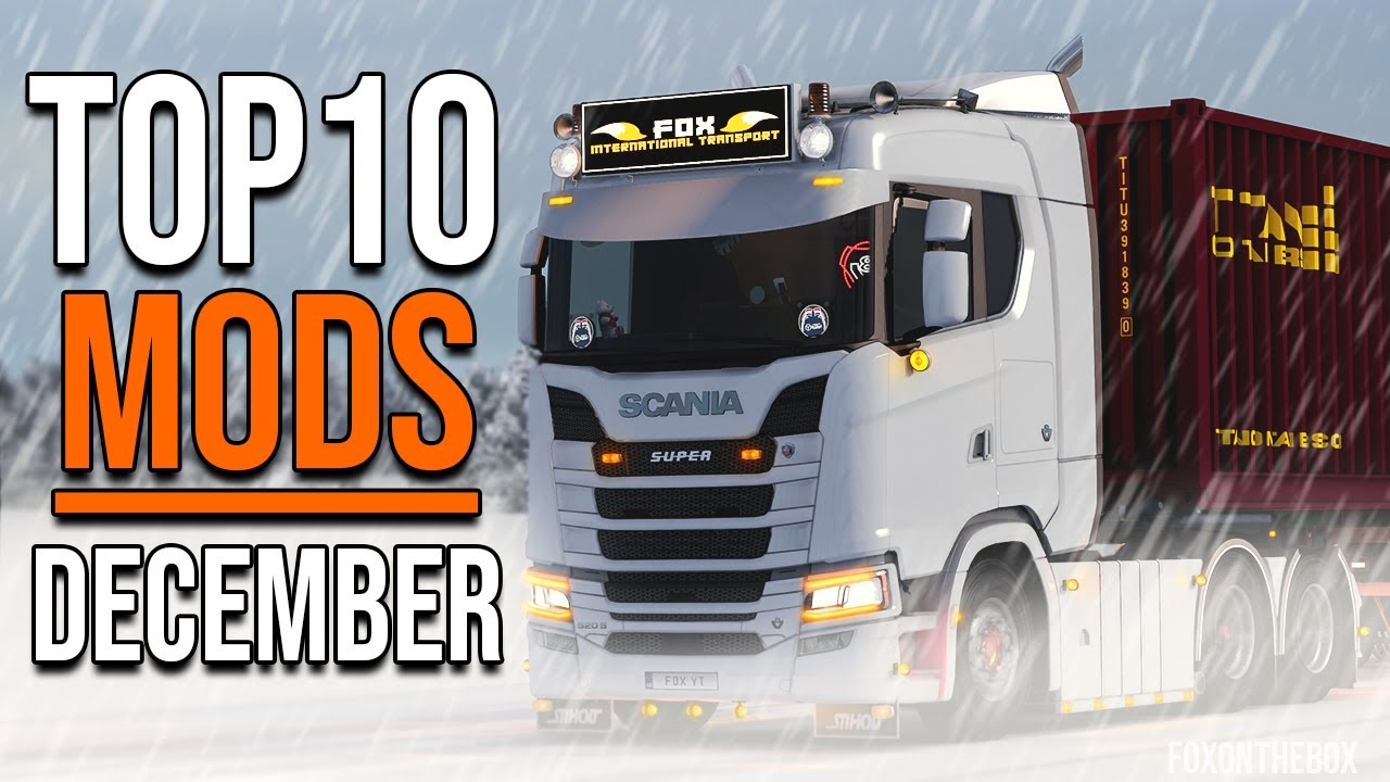 TOP 10 ETS2 MODS - DECEMBER 2020 | Euro Truck Simulator 2 Mods - YouTube