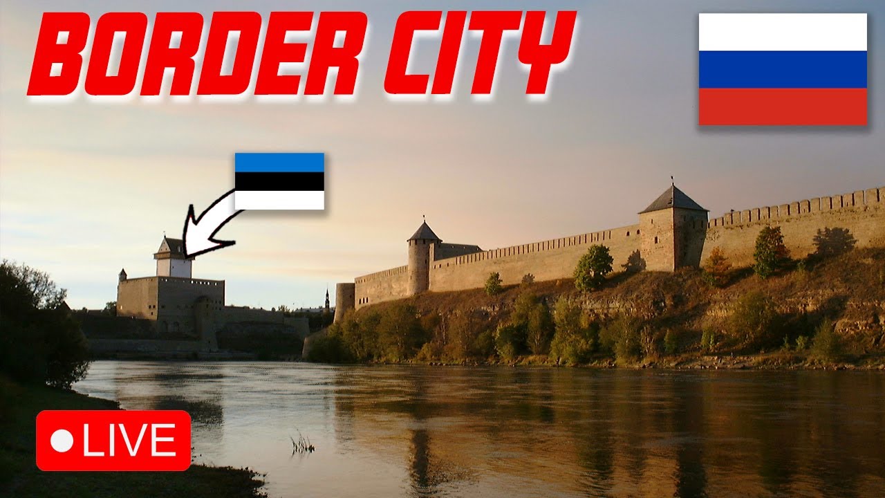INSIDE Russian Border Town IVANGOROD Live Ivangorod Fortress - YouTube