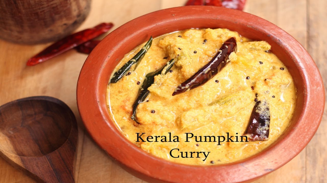 Kerala Pumpkin Curry with drumsticks and tomatoes//Mathanga curry with ...