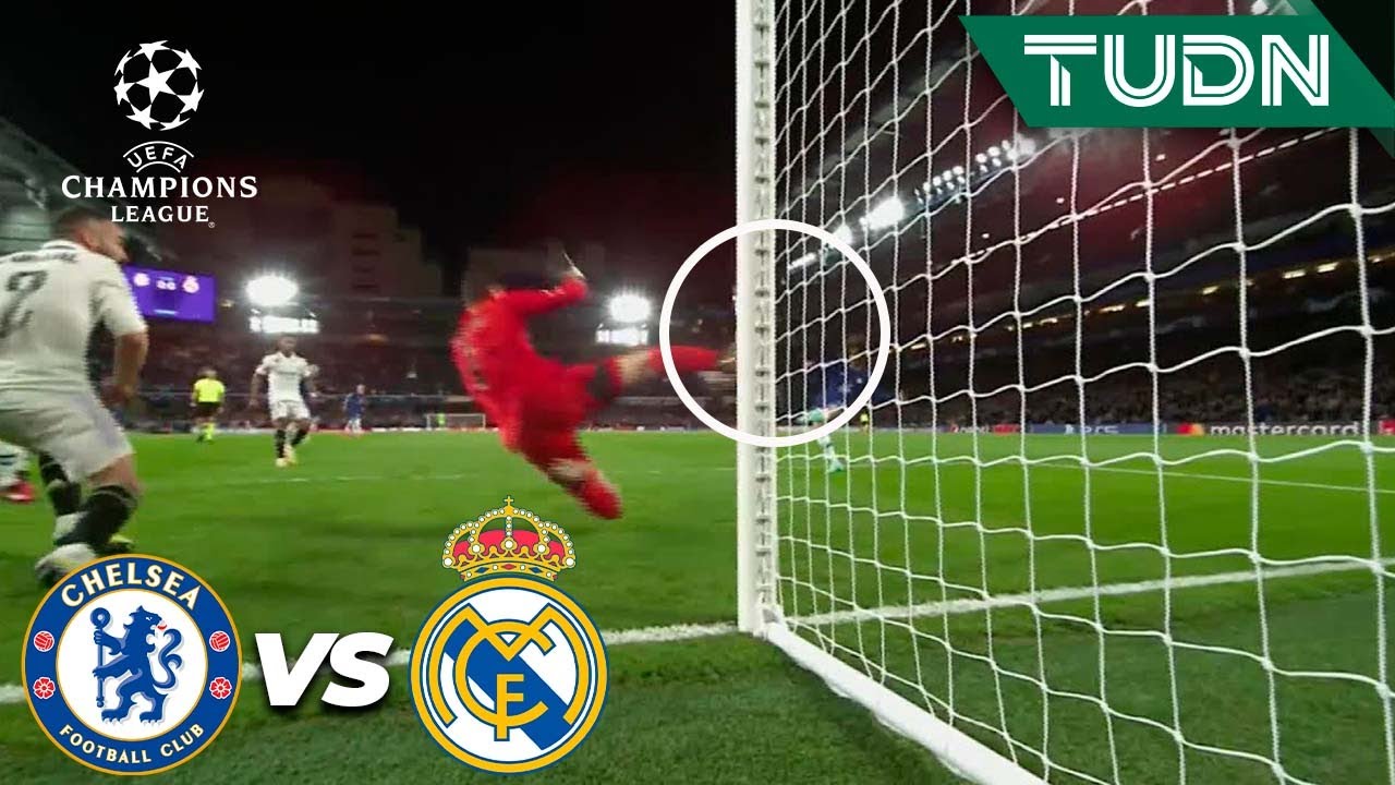¡TREMENDA ATAJADA! Courtois se luce | Chelsea 0-0 Real Madrid | UEFA ...