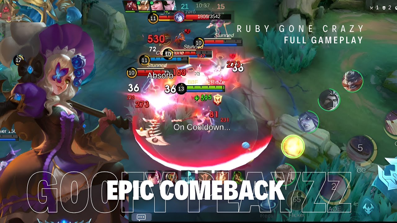 RUBY GONE CRAZY 😱 | FULL GAMEPLAY | EPIC COMEBACK | MOBILE LEGENDS BANG BANG | ‎@GoofyPlayzzz ...