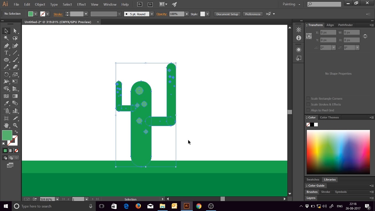 Create 2D Game Backgrounds with Adobe illustrator - YouTube