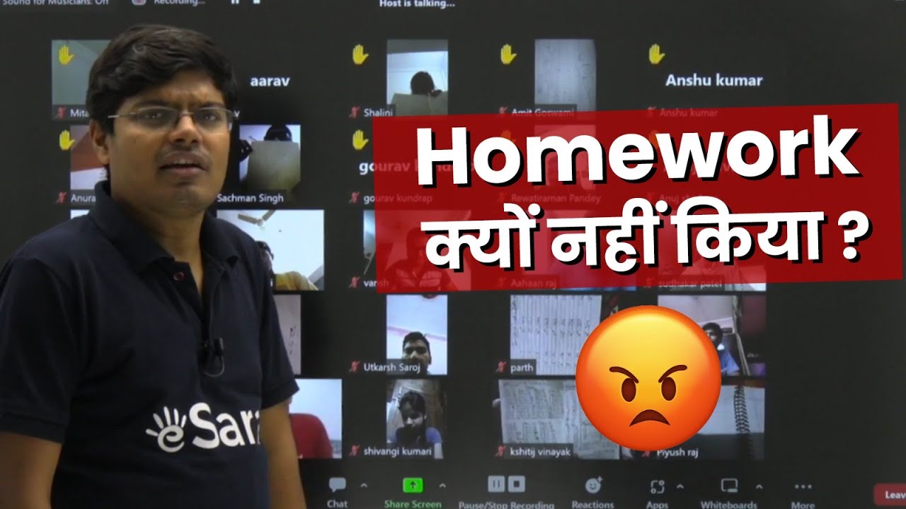 Surprise Homework Checking in LIVE class😱😱 | JEE 2025 eSaral Brahmos ...