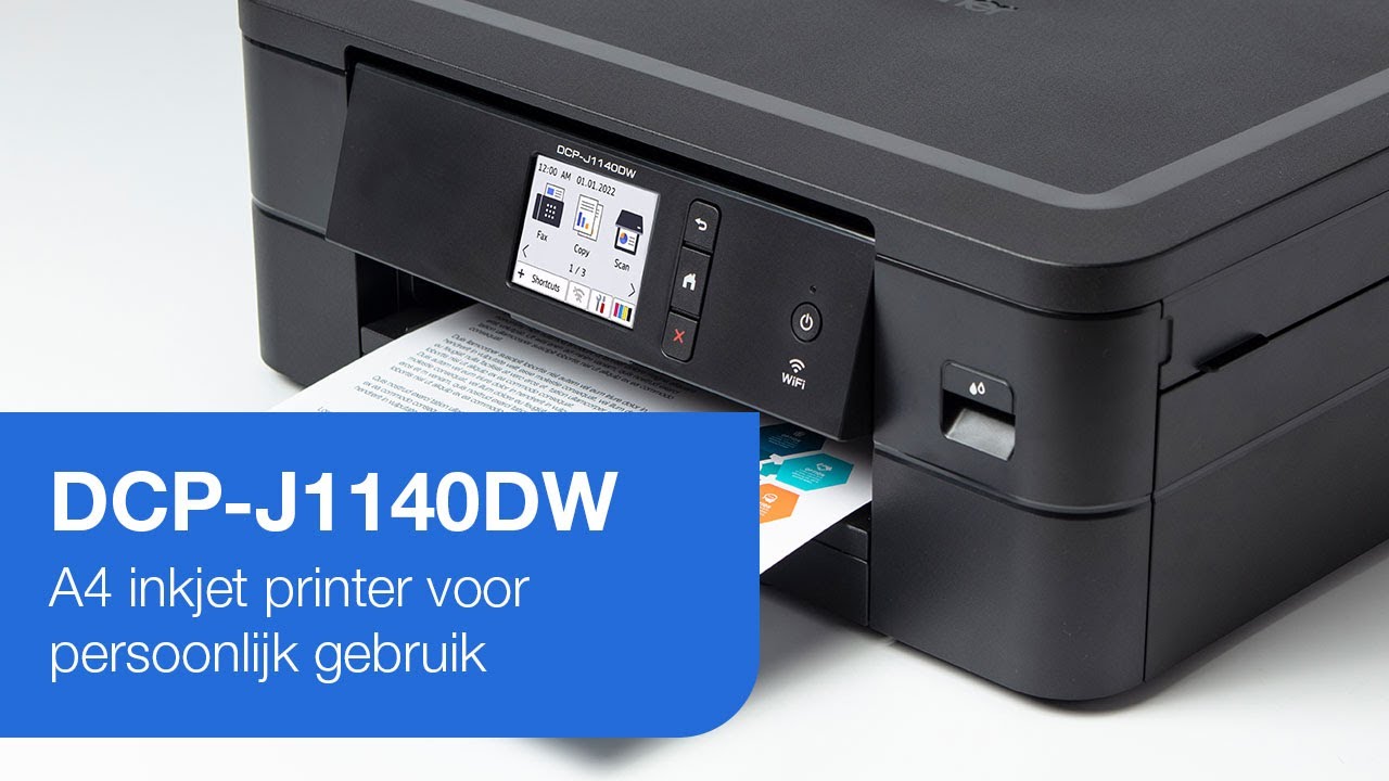 DCP-J1140DW printer voor persoonlijk gebruik - Brother - YouTube