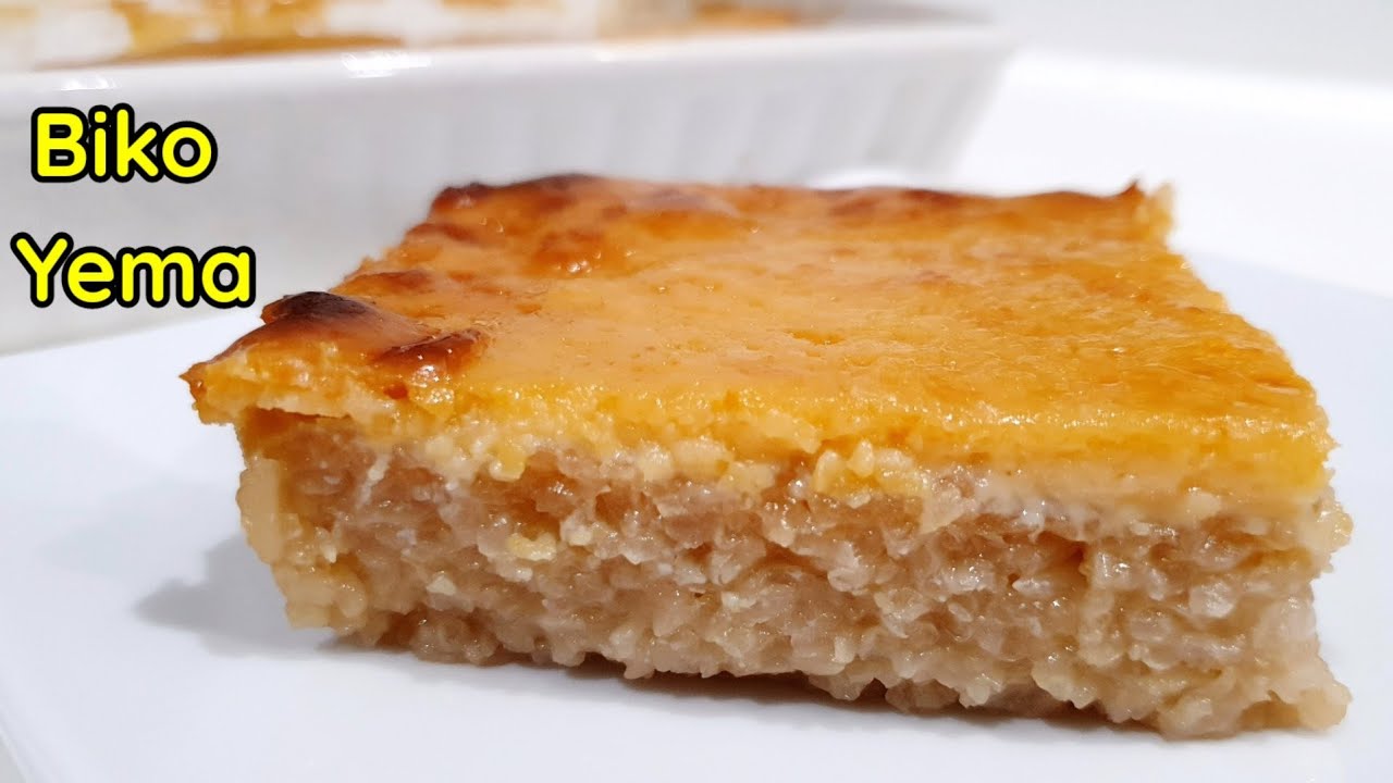 Easy Biko Yema Recipe - YouTube