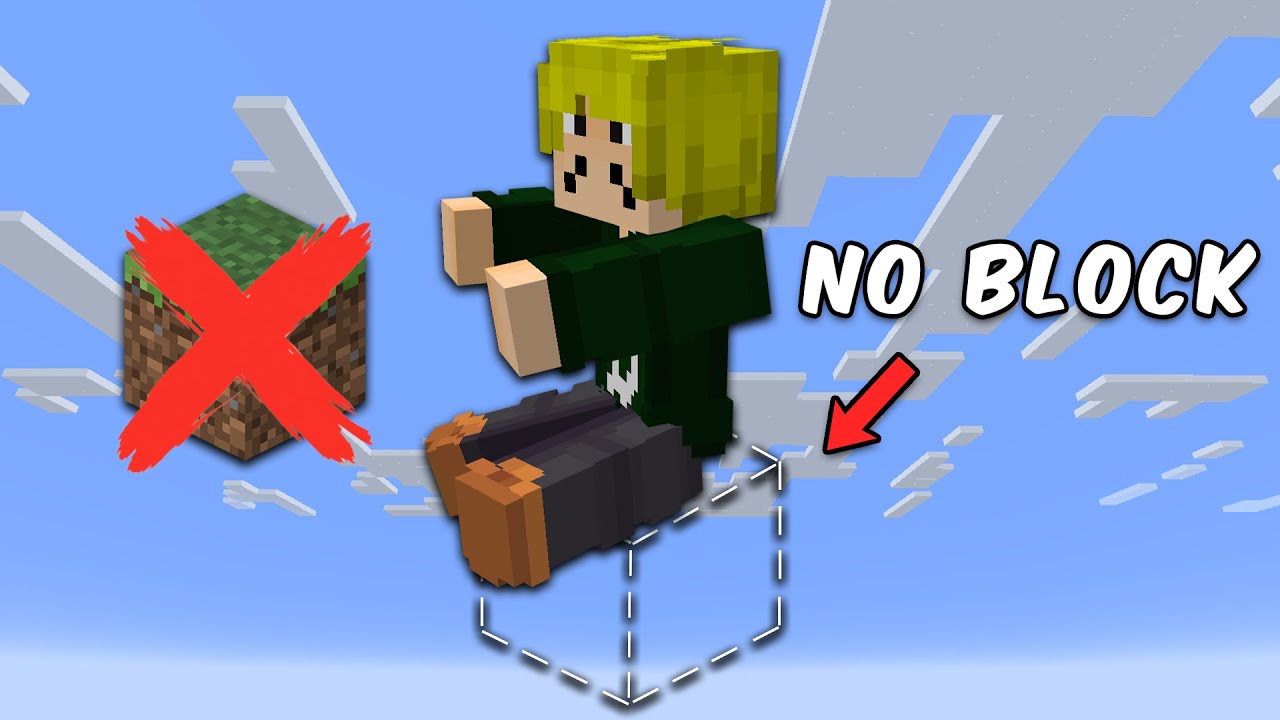Minecraft, tapi Gw Mulai Tanpa Block!! Minecraft No Block - YouTube