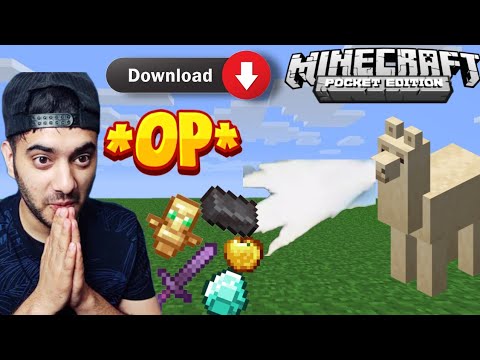 Minecraft Llama Spit Drop Op Items... Mod Download For Pe - YouTube