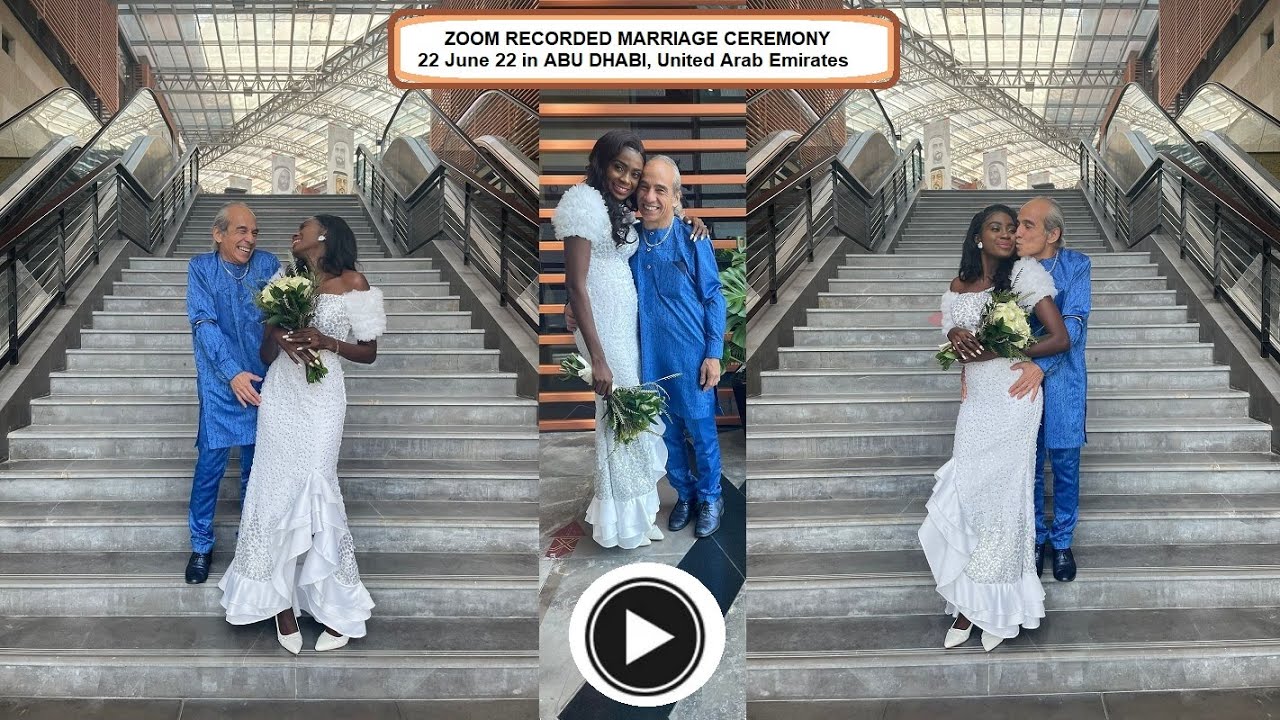 Funny Zoom Wedding on 22 June 2022 at Abu Dhabi for Blessing and ...