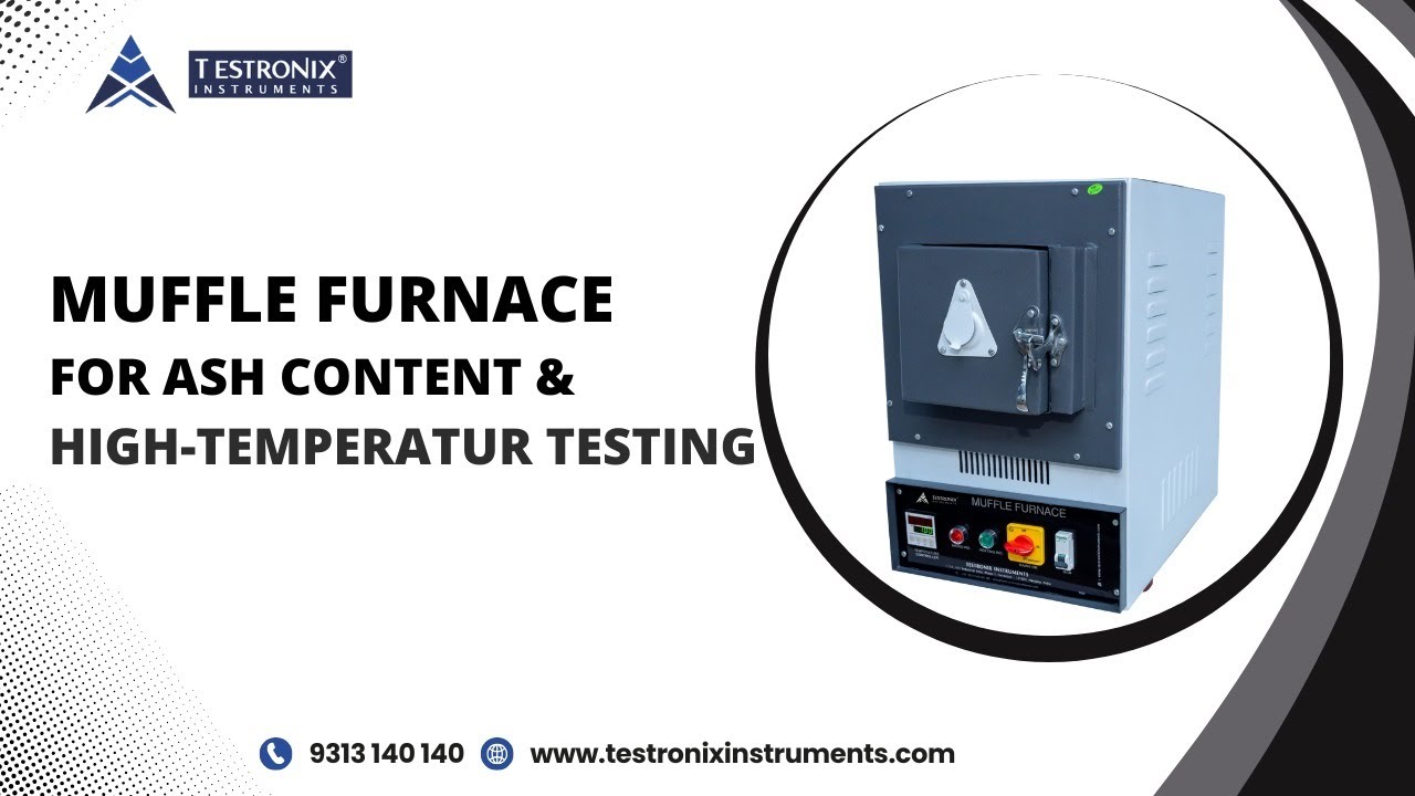 Muffle Furnace for Ash Content & High-Temperature Testing - YouTube