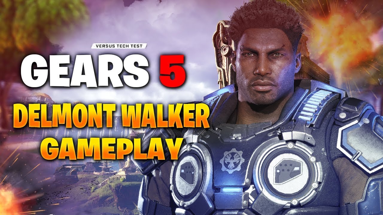 Gears 5 | Delmont Walker Gameplay! [Tech Test] - YouTube