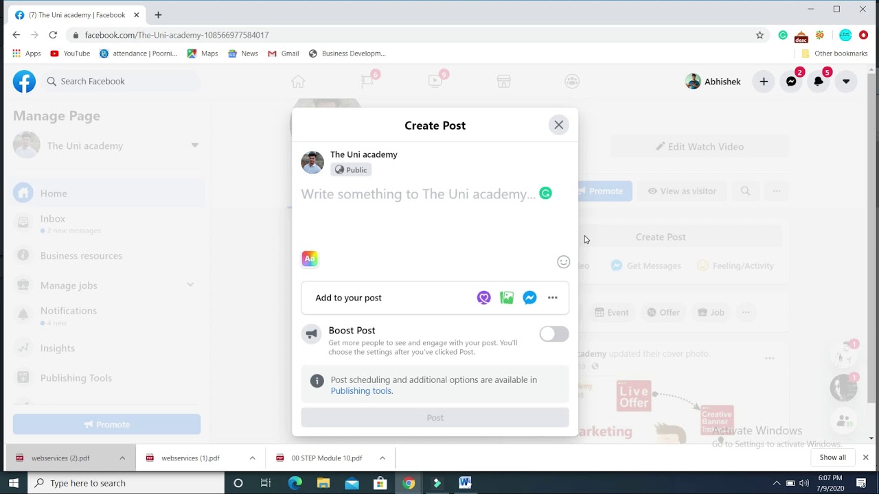 How to create a attractive post on Facebook page?? - YouTube