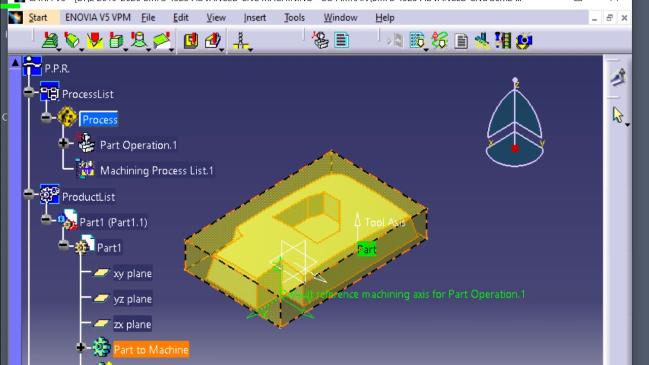 How to machining rough surface using CATIA - YouTube