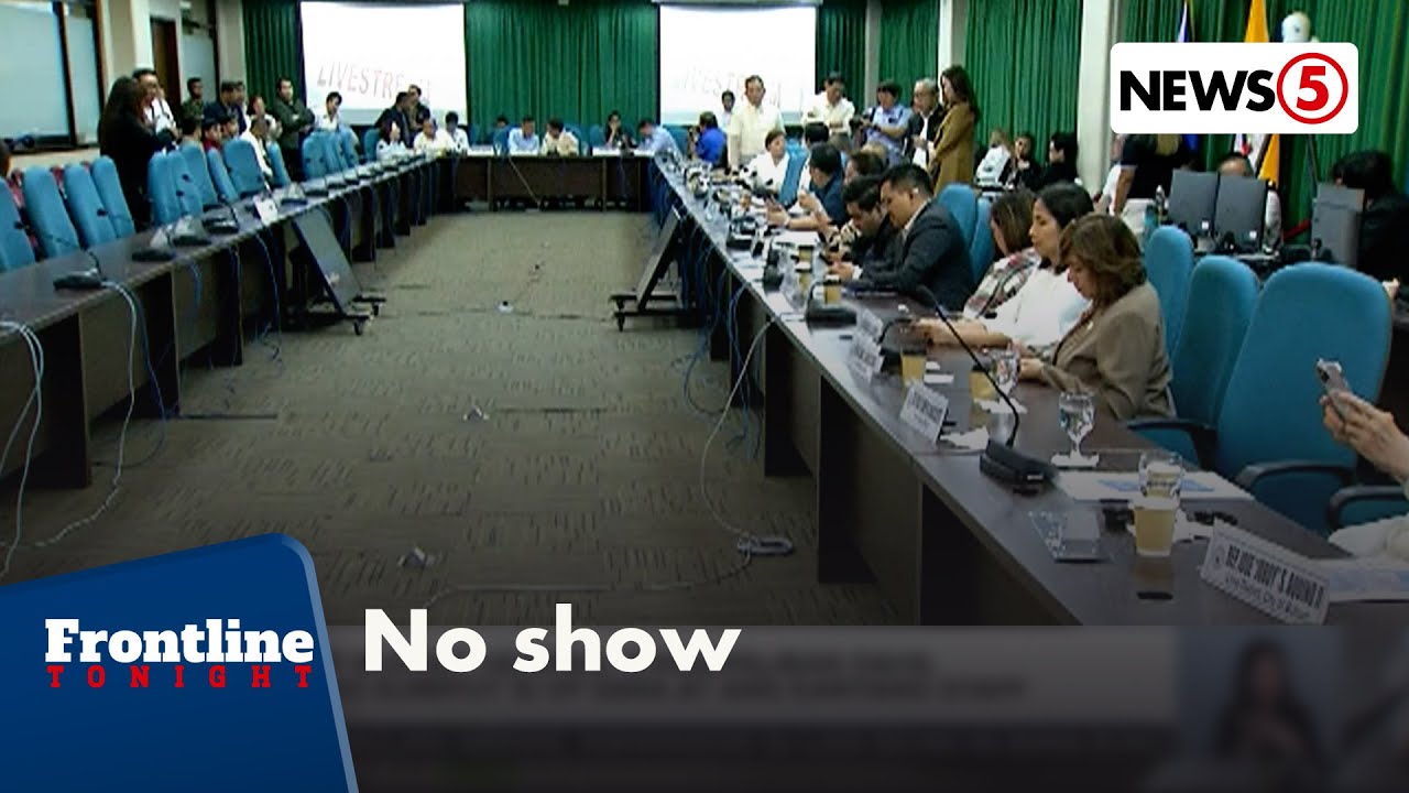 VP Sara Duterte, no show sa buget hearing ng OVP | Frontline Tonight ...