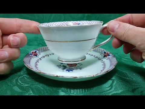 R H & S L Plant Tuscan China Teacup 8649