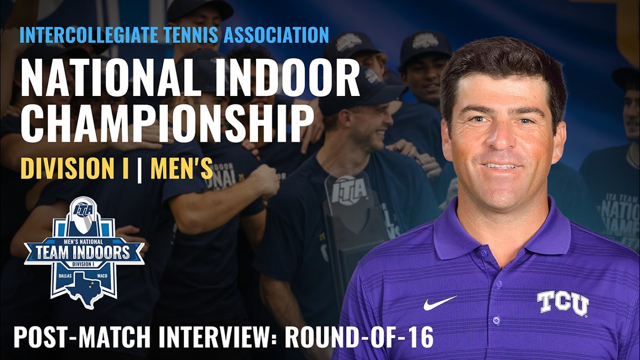 David Roditi Post-Match Interview | ITA Indoors Round-of-16 | TCU Def ...