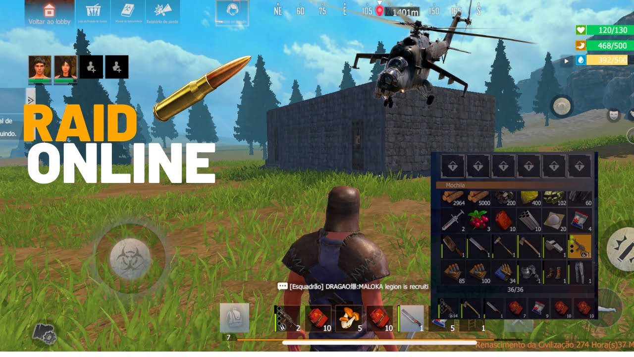 Raid iniciante raid online Last Island of Survival - YouTube