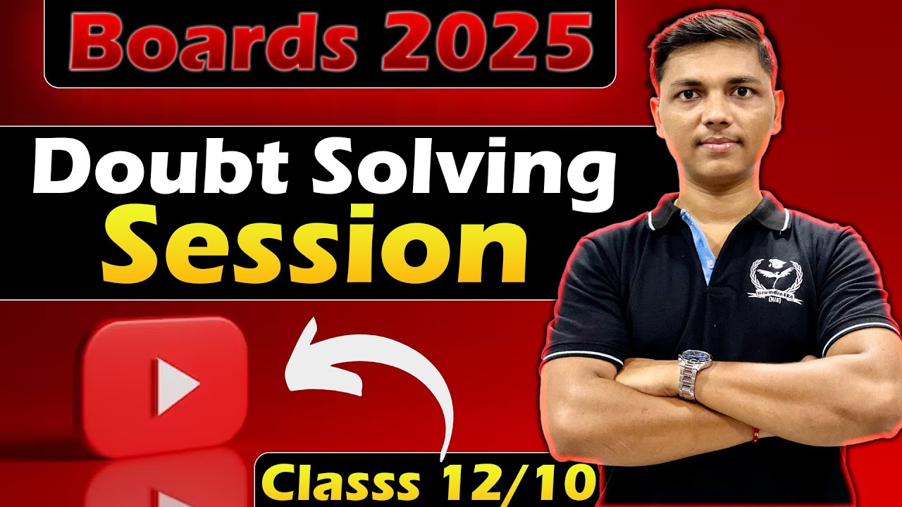 Live😍 | Doubt Solving Session For Class 10th/12th By : Prashant Bhaiya ...