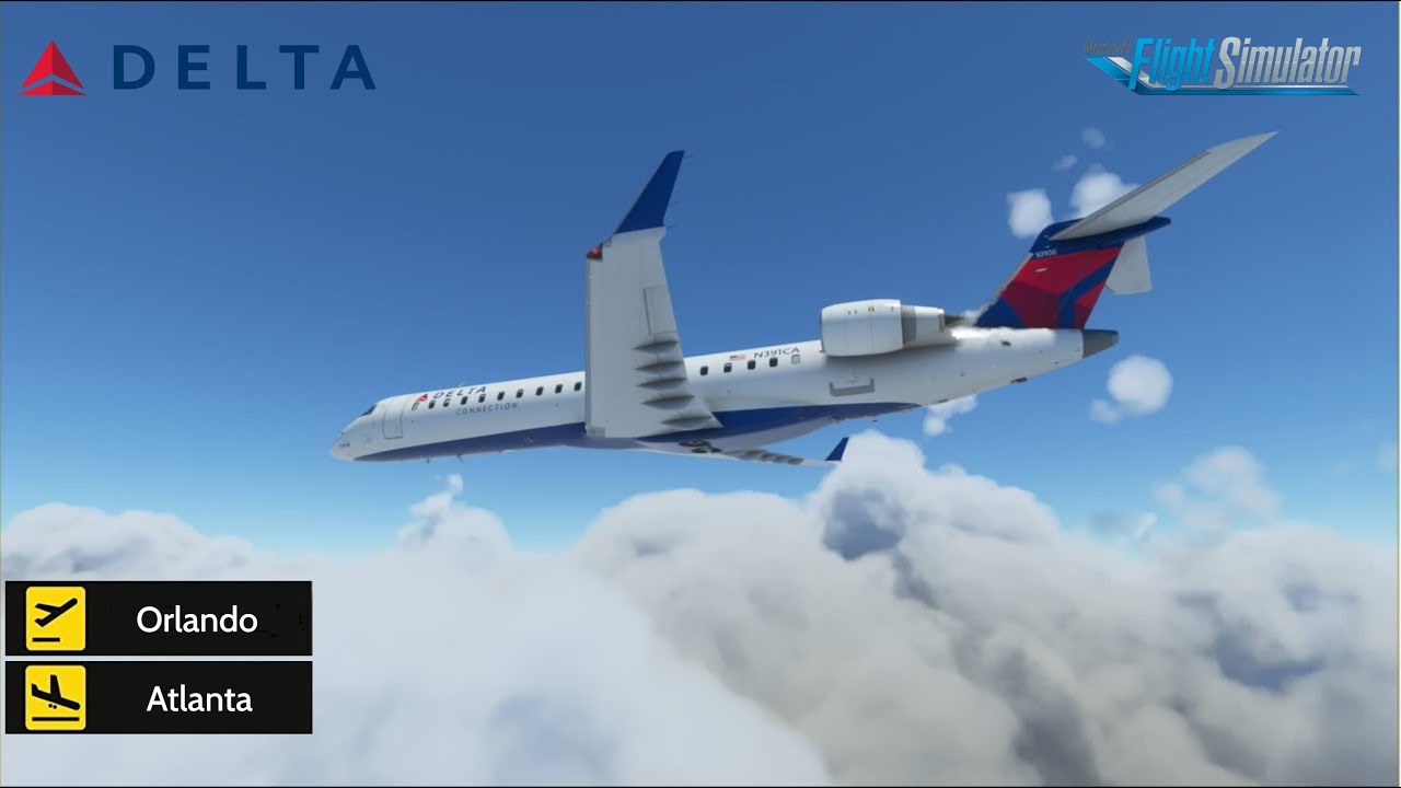 Orlando to Atlanta - MSFS 2020 - Delta - YouTube