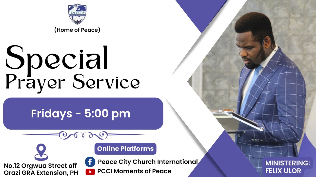 SPECIAL PRAYER SERVICE // 20TH DEC. 2024 - YouTube