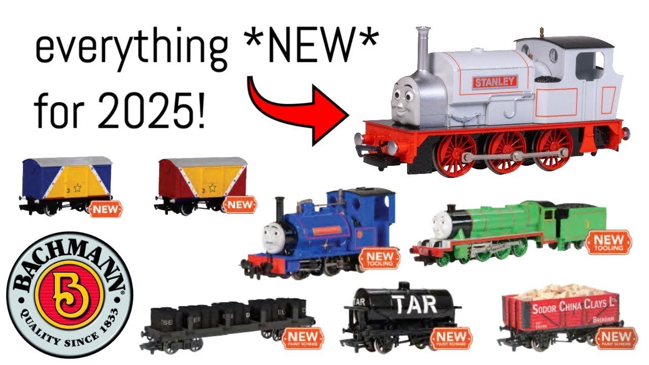 EVERYTHING NEW for Bachmann Thomas and Friends in 2025! - YouTube
