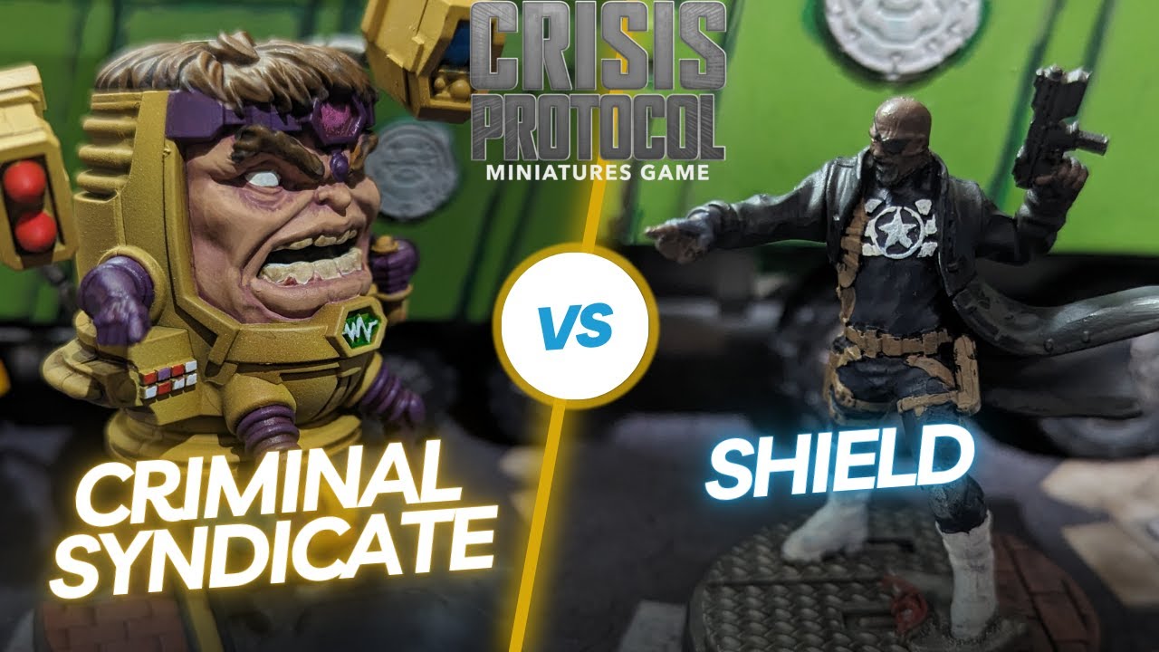 SHIELD Vs Criminal Syndicate ~ Marvel Crisis Protocol Battle Report #35 - YouTube
