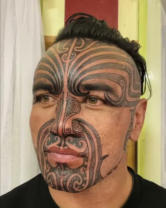 Traditional Maori Face Tattoos