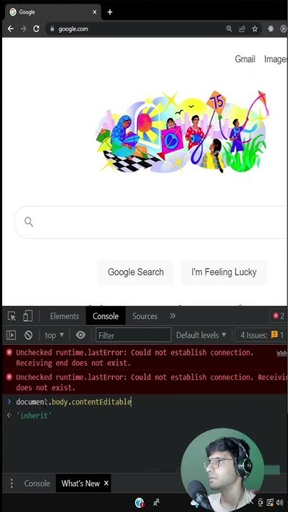JavaScript trick to edit a website - YouTube