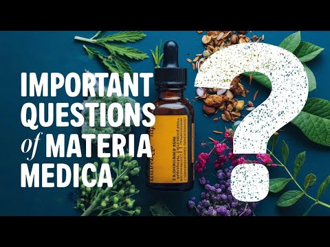 Important Questions Materia Medica for BHMS 1st year Student ...