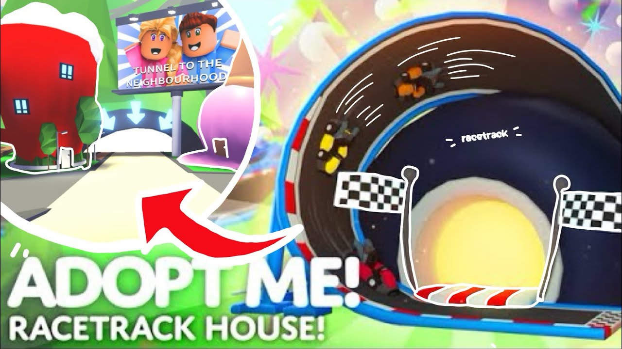 MY BROTHER BUILT THE ADOPT ME MAP IN HIS RACETRACK HOUSE! | Adopt Me ...