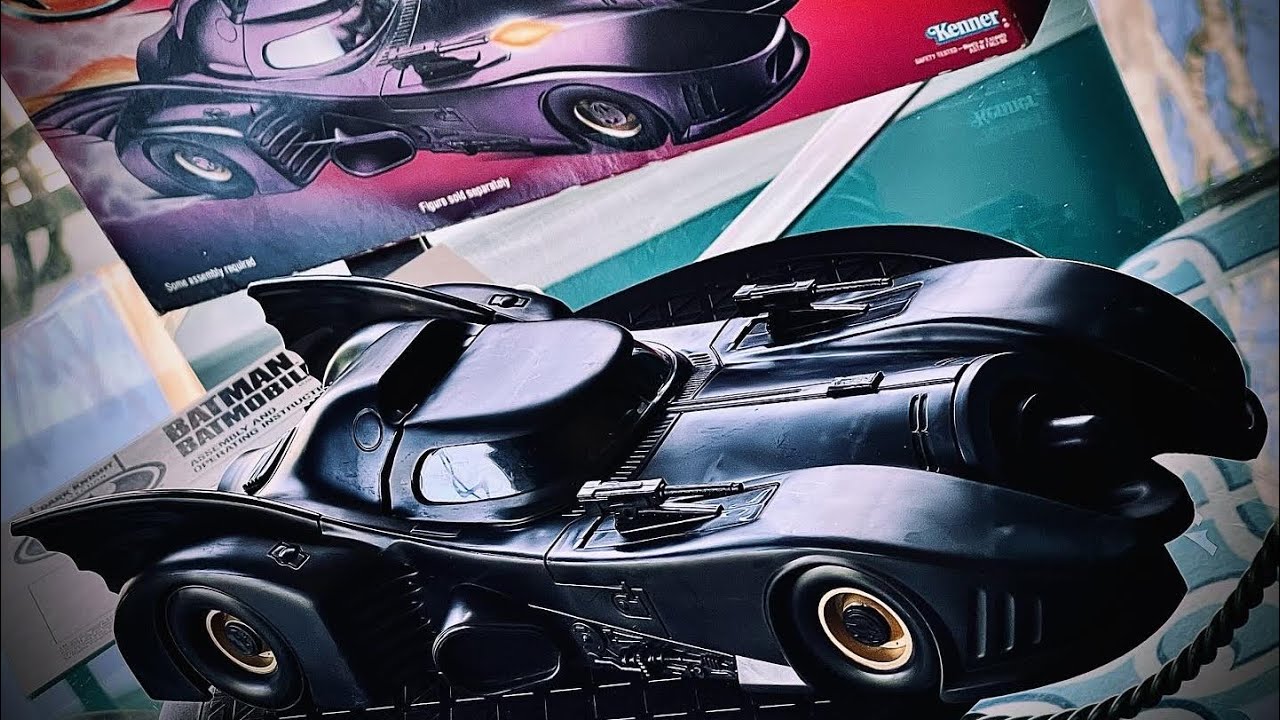 1990 Batman The Dark Knight Collection Batmobile by Kenner Toys - YouTube