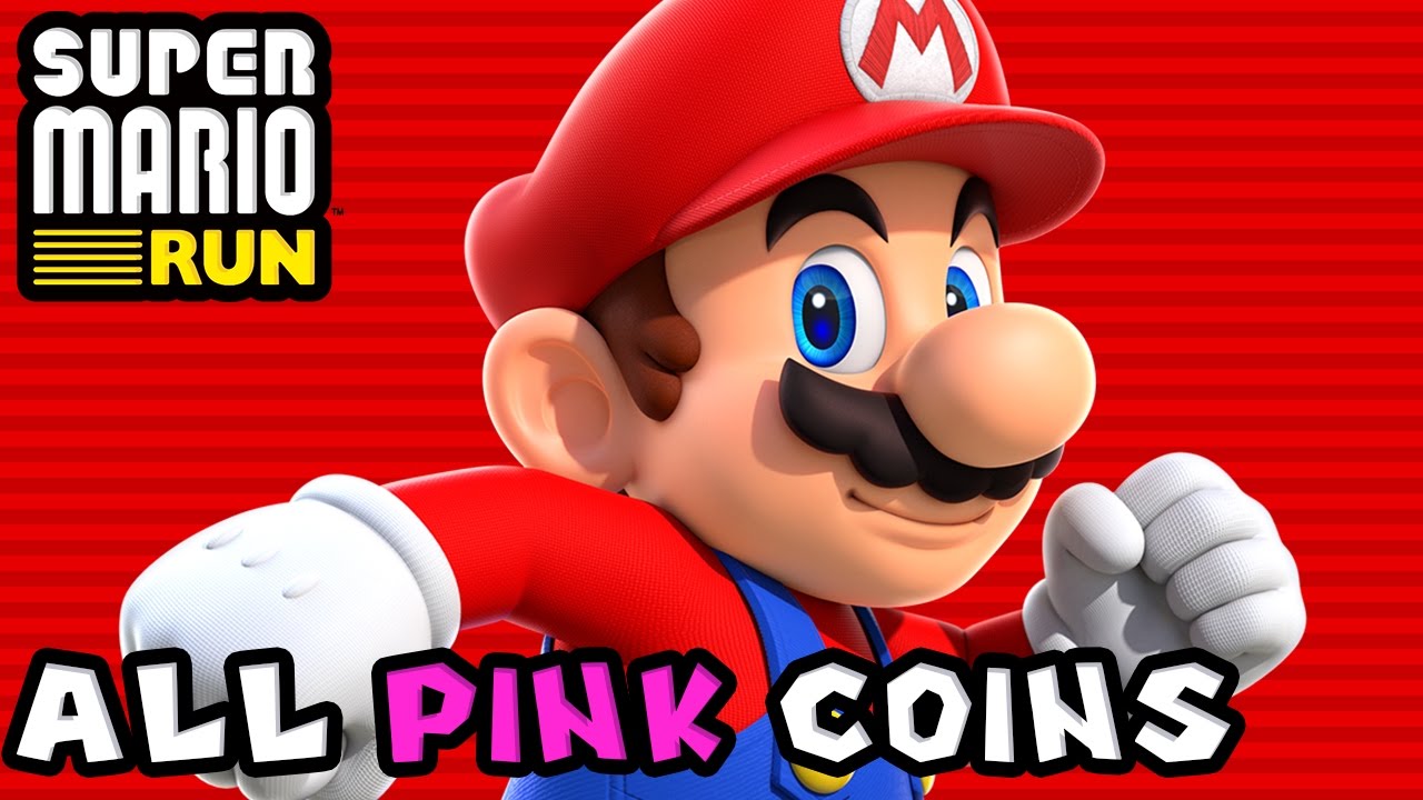 Super Mario Run: All Pink Coins - YouTube