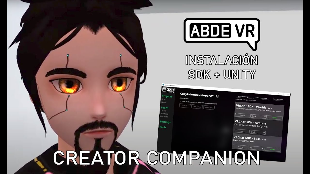 Prepara el sdk para subir contenido | VRC Creator companion | #vrchat #tutorial - YouTube