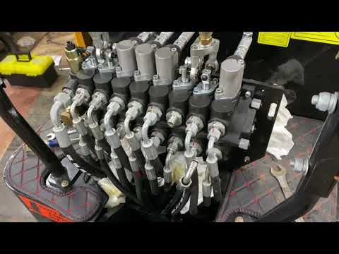 Chinese Mini Excavator !!! How to change control pattern !!! - YouTube