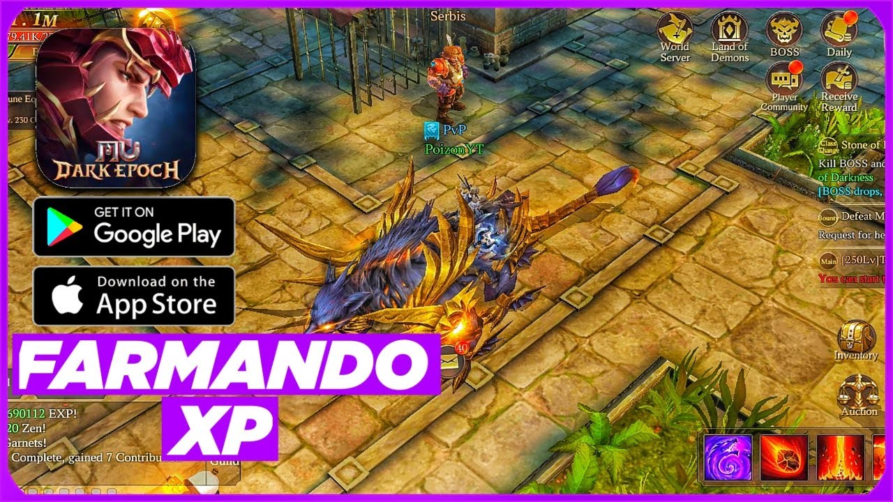 MU DARK EPOCH - FARMANDO XP - YouTube