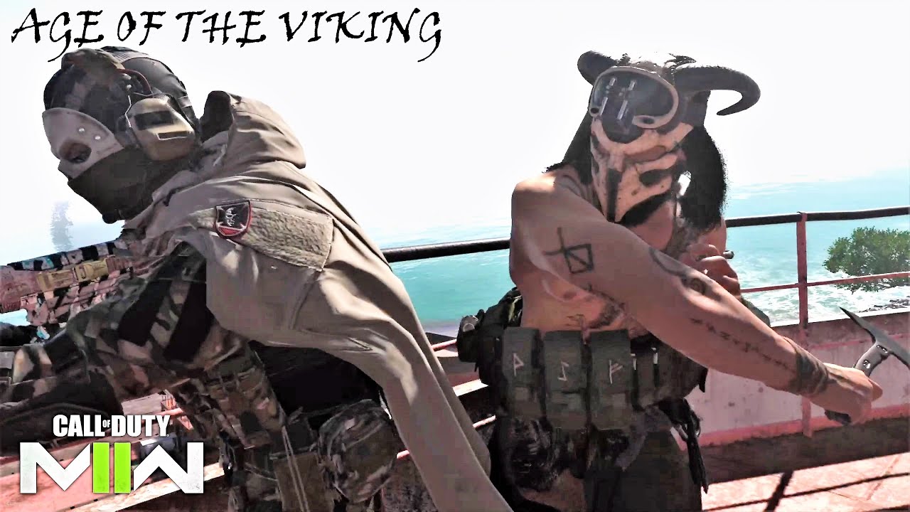 AGE OF THE VIKING AKSEL skins {VIKING & BERSERKER} executions MW2 ...