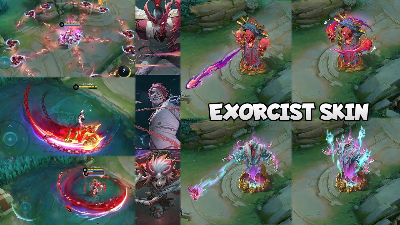 MLBB NEW SABER, RUBY, PHOVEUS EXORCIST SKIN SABER EXORCIST SKIN MOBILE ...
