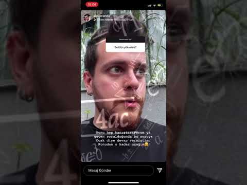 Alper Rende Instagram storysi Bugun-8mayis