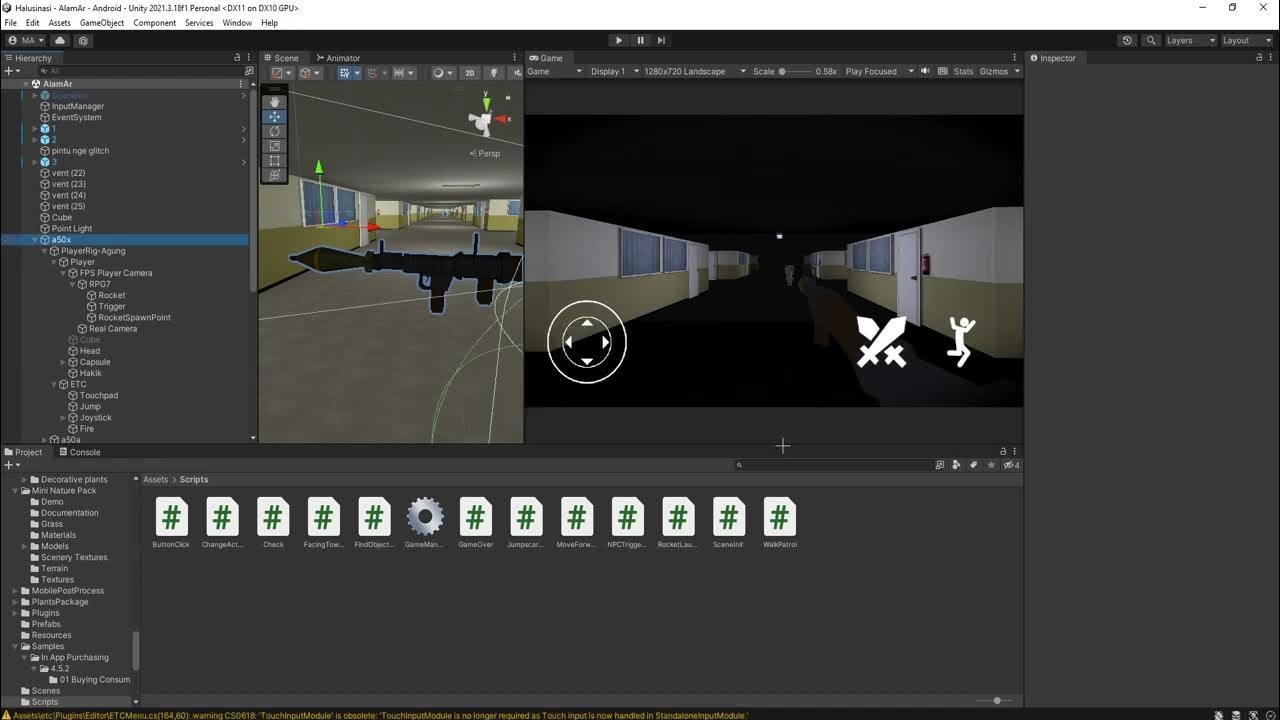 Making rocket launcher shooting game in Unity - Part 2 : Fire button and how to spawn the rocket ...