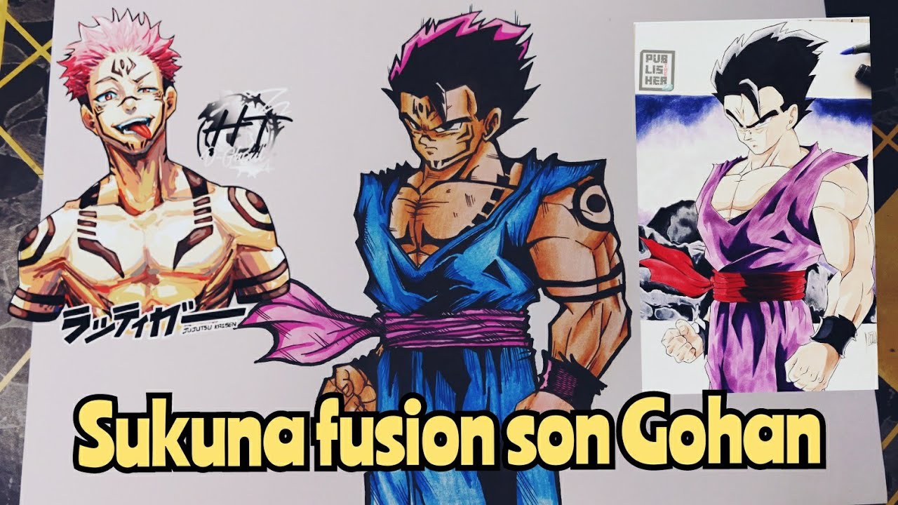 Jujutsu kaisen ( sukuna ) FUSION Dragon ball ( son Gohan ) - YouTube