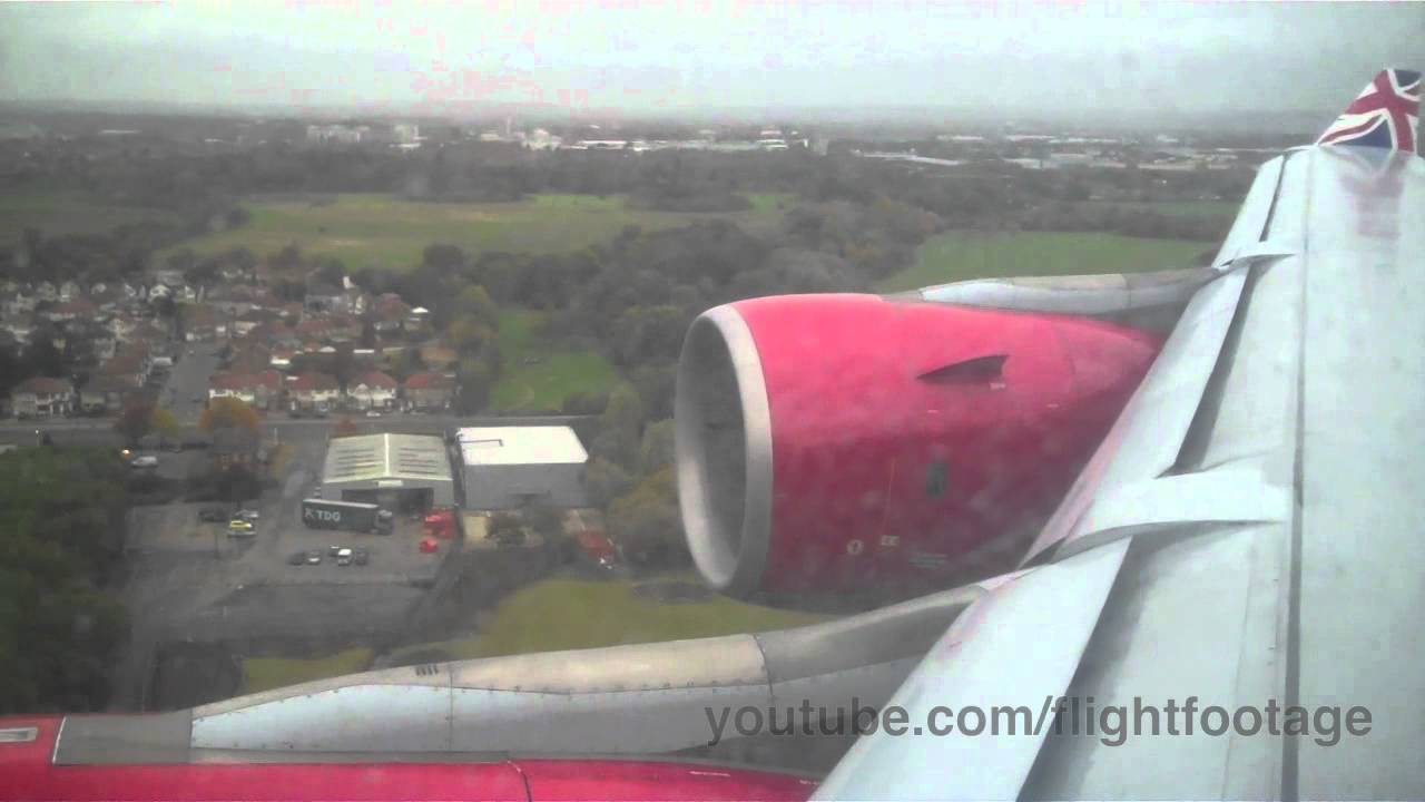 Virgin Atlantic A346 Landing @ Heathrow - VS8 LAX/LHR - YouTube
