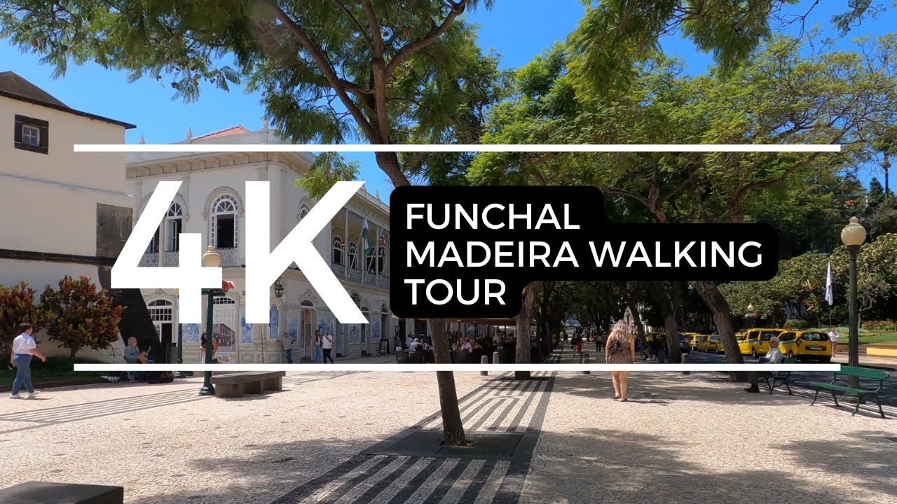 Walking Tour Funchal 4K, São Martinho & Forum, Madeira Island - YouTube