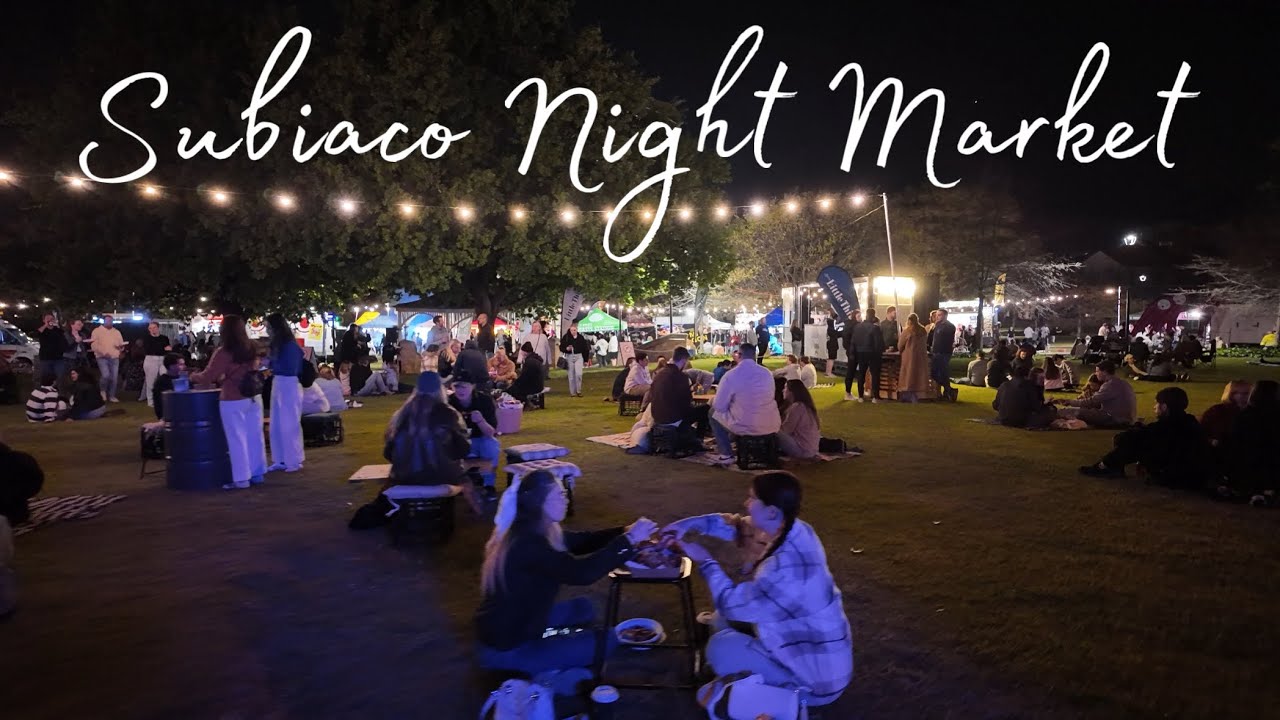 HOW NIGHT MARKET LOOKS LIKE IN AUSTRALIA 🇦🇺 | SUBIACO WA - YouTube