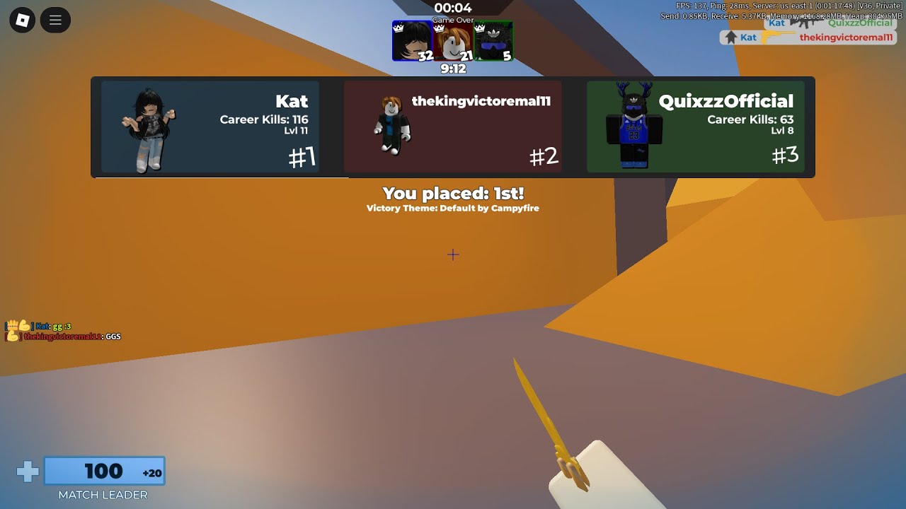 R4 roblox arsenal pro finally uses her mic - YouTube