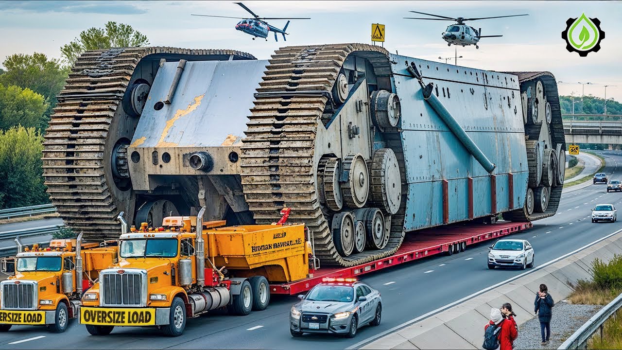 Extreme Dangerous Transport Skill Operations Oversize Truck | Biggest ...