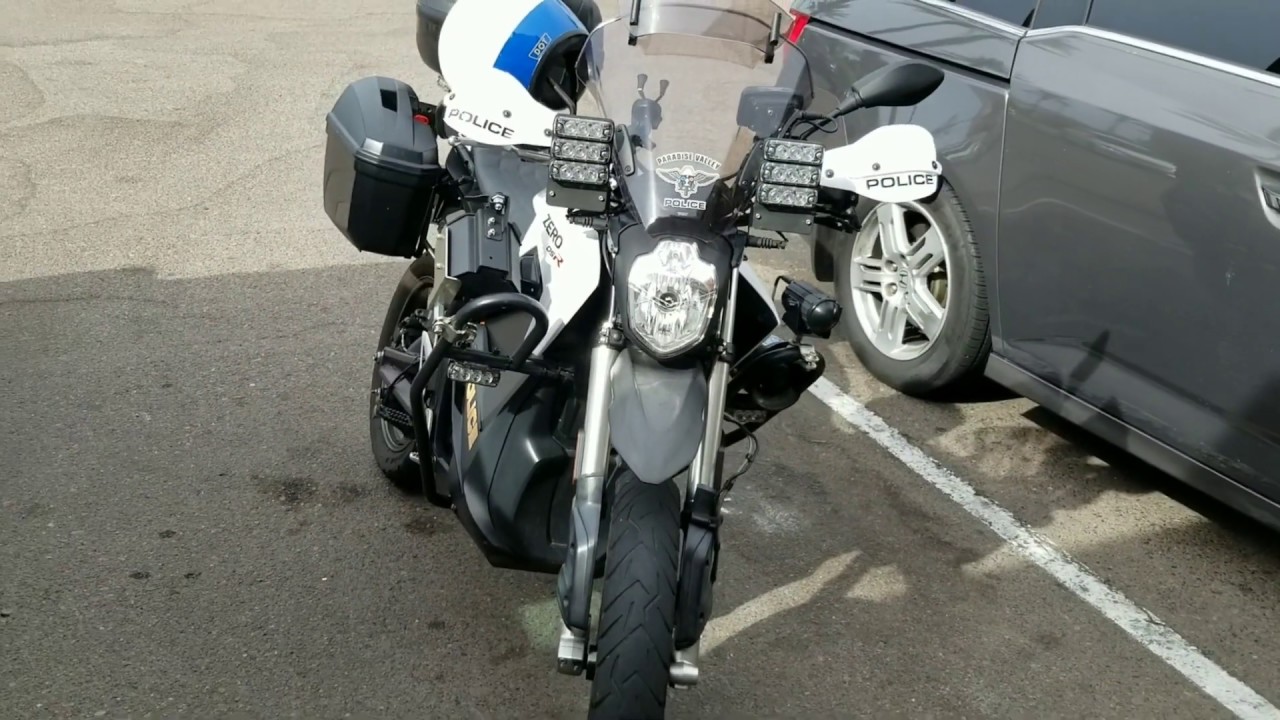Zero Electric Police Motorcycle - YouTube