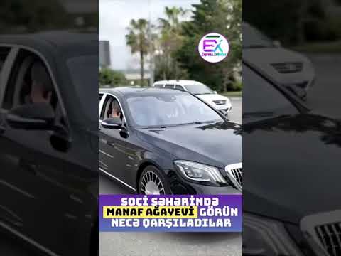 Manaf Ağayevi Soçi şəhərində belə qarşıladılar. (Rusiya, Soçi 2024)